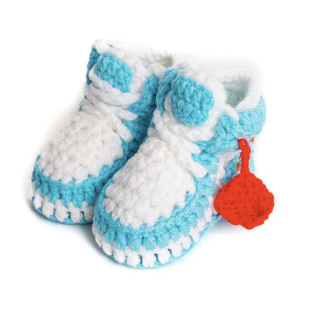 OFF-W Blue Baby Booties | Gender Reveal Celebrations
