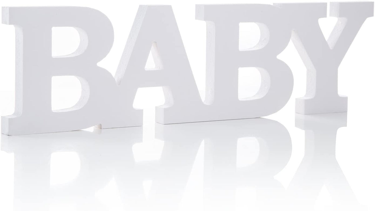 Wooden Baby Sign - Baby Shower Welcome Sign | Gender Reveal Celebrations